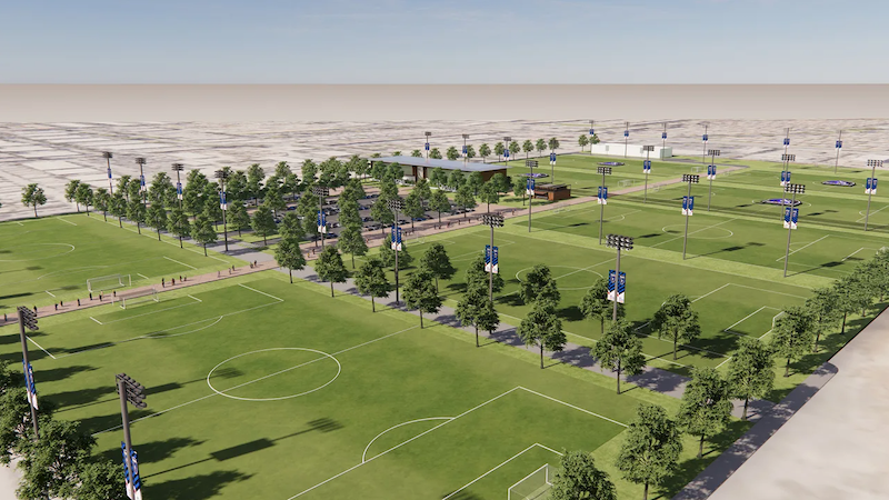 SC郡とアースクエイクス 最先端のサッカー場建設へ | BaySpo